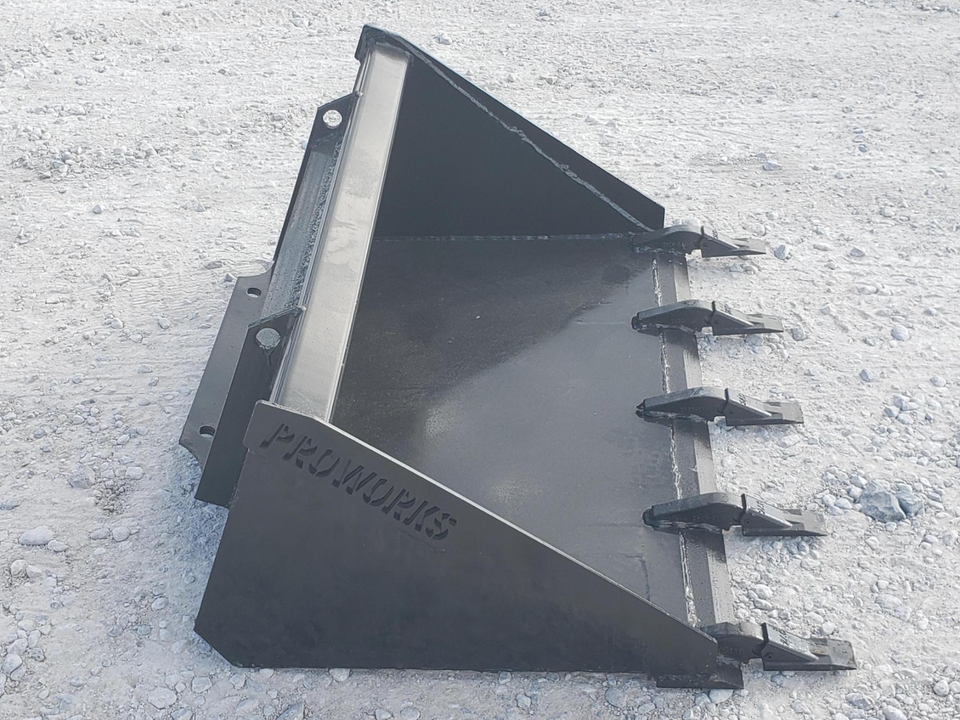 42" Low Profile Tooth Bucket Attachment Fits Toro Dingo Vermeer Mini ...