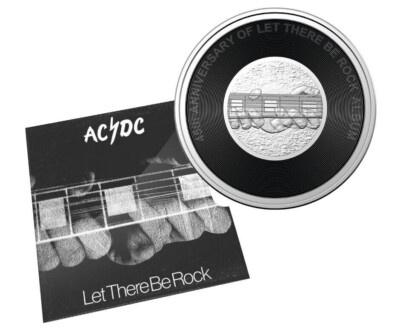 Australian Twenty cent 20c coin 2023 ACDC Album - Let There be Rock ...