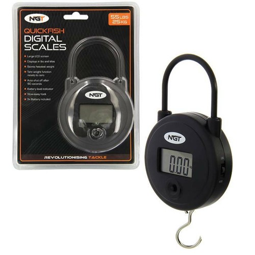 NGT Fishing Scales Carp Coarse Weigh Quickfish Weighing Digital Fish ...