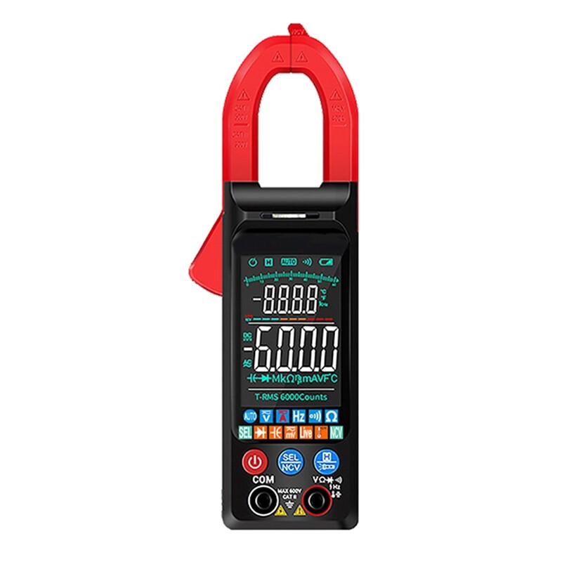 Pliers Meter DC/AC Voltage Current Digital Pliers Meter 6000 Counts ...