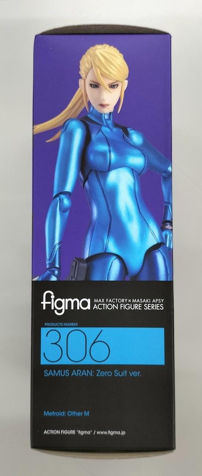 FIGMA 306 Model number Samus Aran Zero Suit VER. GOOD SMILE COMPANY | eBay