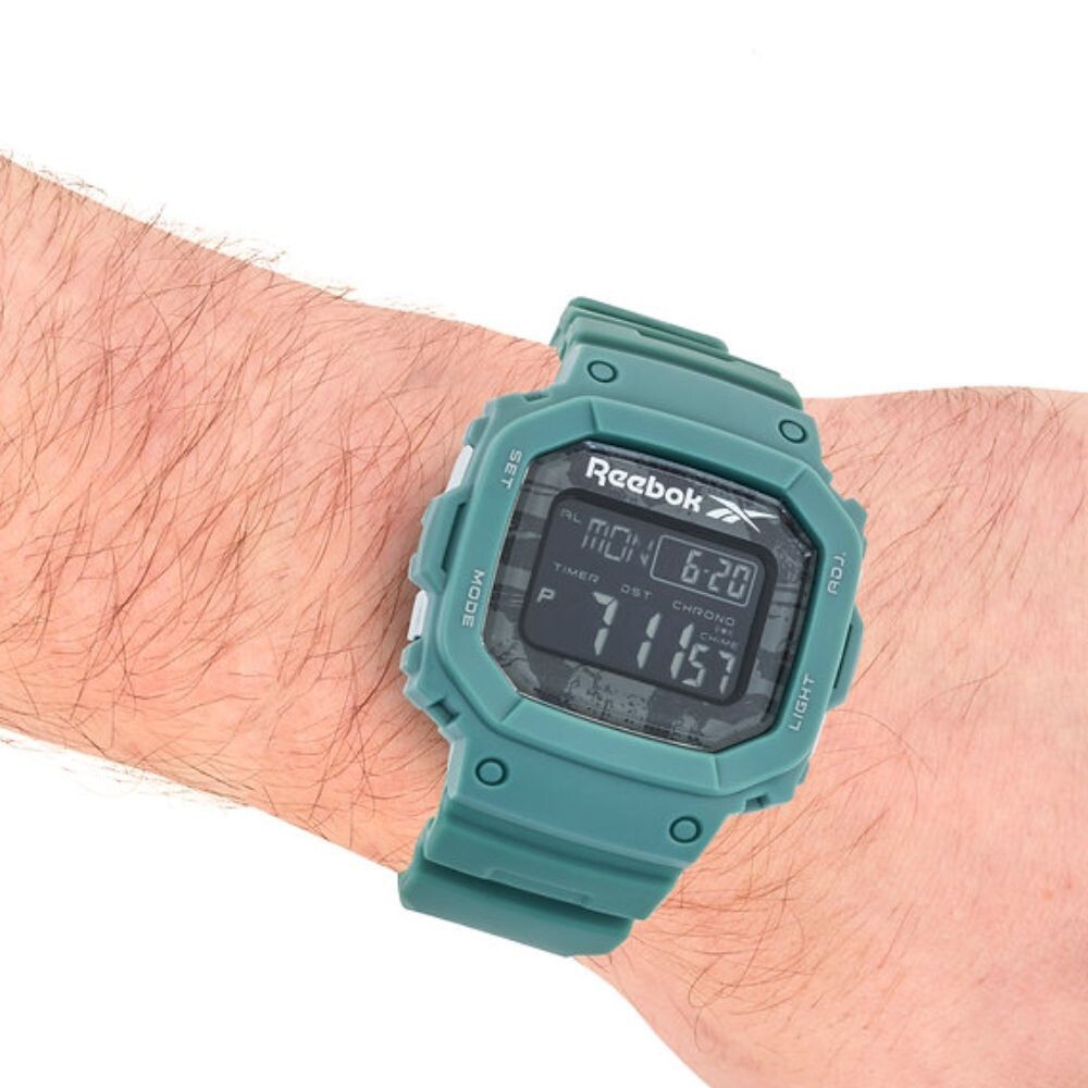 Reebok Proud Digital Green Men Watch RV-POD-G9-PGPG-BS for sale online ...