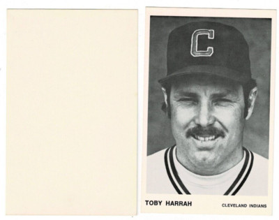 1978 Toby Harrah Cleveland Indians Team Issued Postcard | eBay