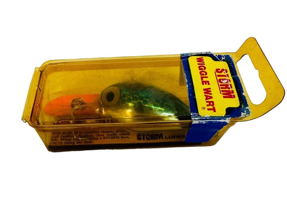 Pre-Papala Storm Lures Wiggle Wart Fishing Lure V133 Metallic Blue ...
