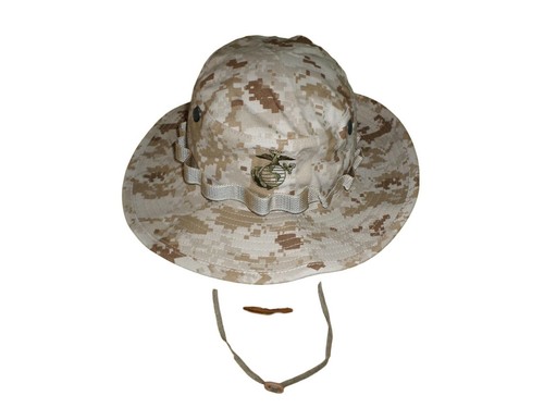 MARINE CORPS BOONIE HAT USMC DIGITAL DESERT CAMOUFLAGE MEDIUM 7 1/4 USA ...