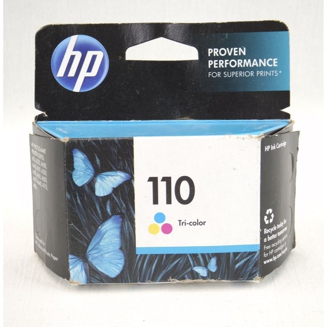 HP 110 Tri-color Ink Cartridge - 5ml (CB304AN) for sale online | eBay