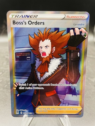 Pokemon Boss's Orders TG24 Lost Origin Trainer Gallery Ultra Rare Holo ...