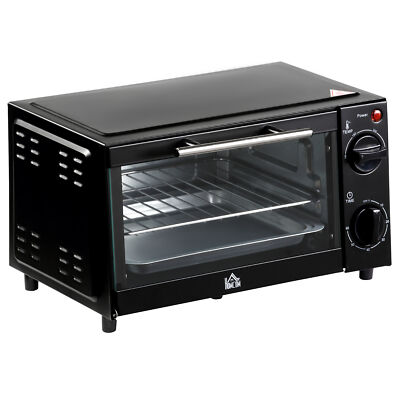 Small 9L Electric Toaster Oven Grill 750W Portable Caravan Cooker | eBay UK