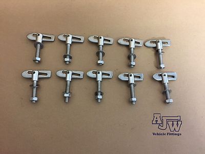 10 x Antiluce Fastener M8 x 38mm Stainless Steel Horseboxes Trailer ...