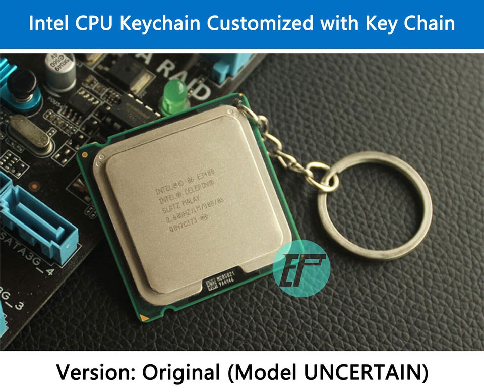 Intel CPU Keychain Customized with Key Chain Creative LGA 775 Adornment ...