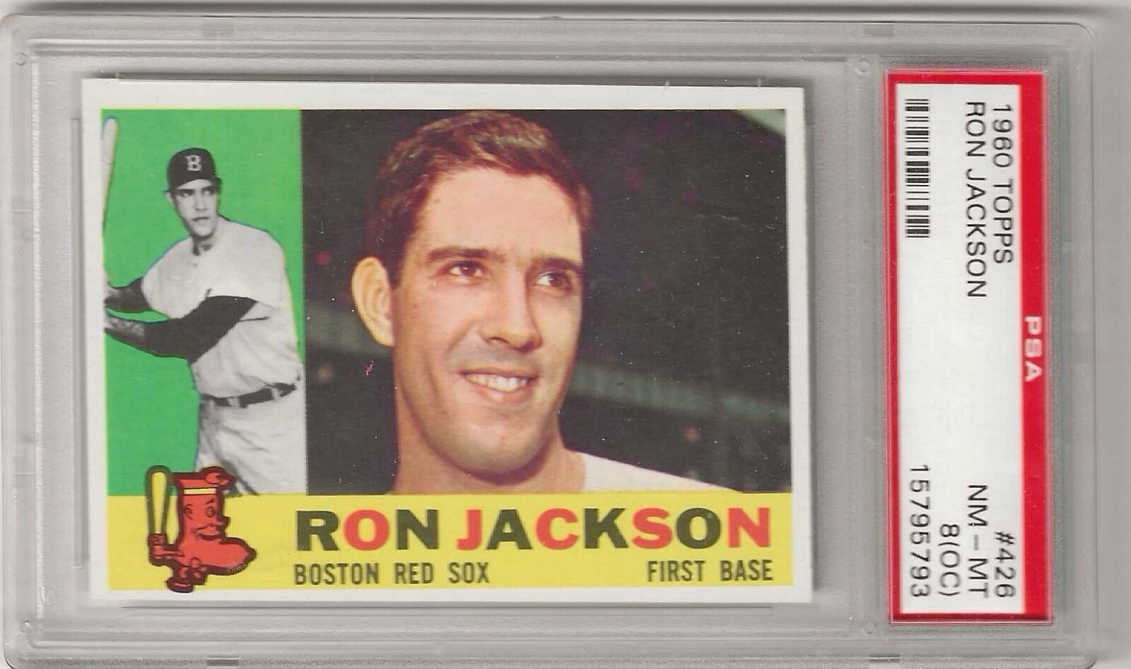 1960 TOPPS BASEBALL # 426 RON JACKSON PSA 8 OC NM-MT | eBay