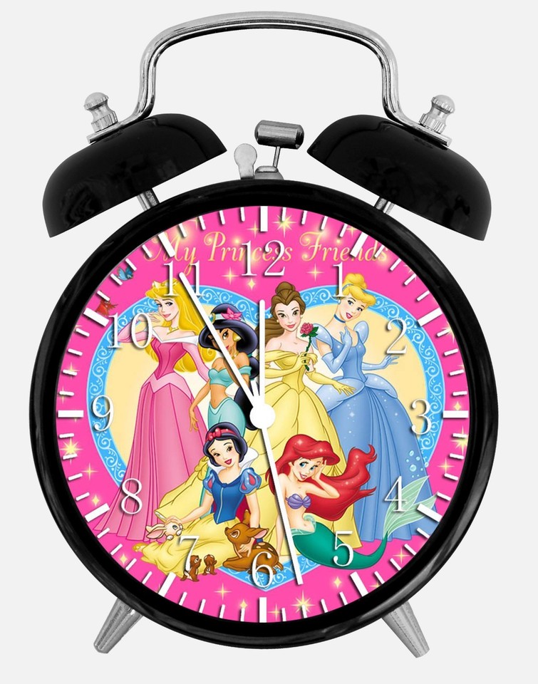 Disney Princess Alarm Desk Clock 3.75" Home or Office Decor W70 Nice ...