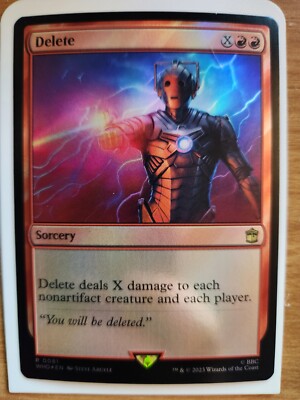 Delete NM FOIL Universes Beyond: Doctor Who MTG FREE SHIPPING | eBay