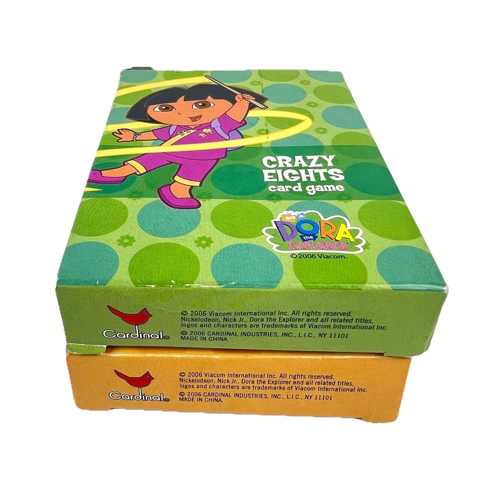 2006 Viacom Nickelodeon Dora the Explorer Go Fish & Crazy Eights Card ...