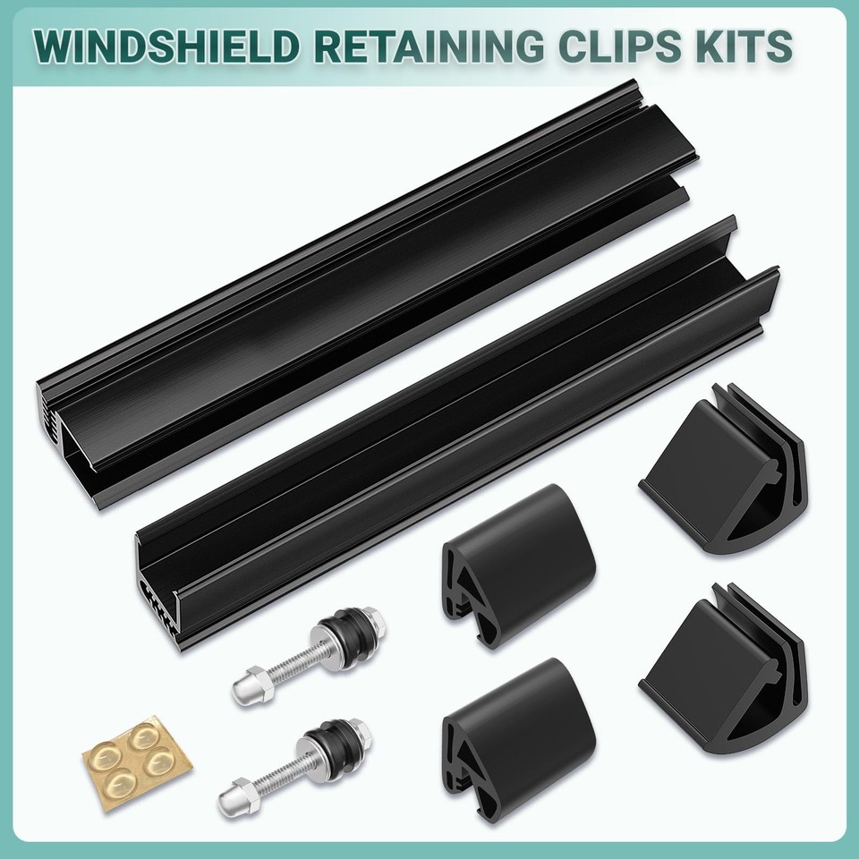 Golf Cart Windshield Retaining Clips Kit, Club Car Precedent, Includes ...