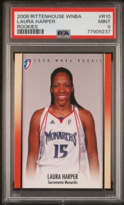 2008 Rittenhouse WNBA Rookie Laura Harper PSA 9 University of Maryland ...