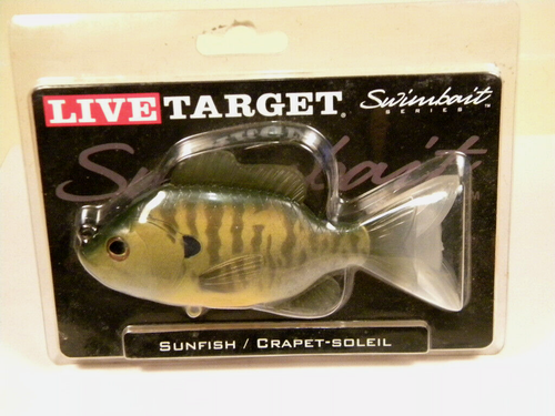 Live Target Swimbait Sunfish Bronze Bluegill 5" crankbait lure | eBay
