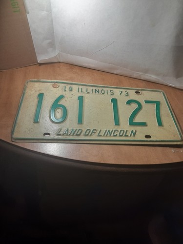 Illinois 1973 License Plate Land Of Lincoln Antique Man Cave | eBay