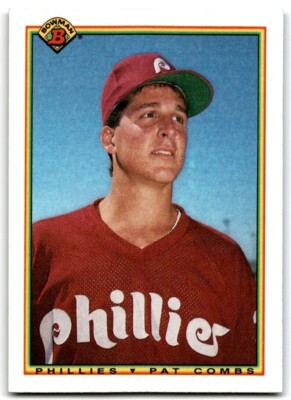 1990 Bowman Baseball Card Pat Combs Philadelphia Phillies #148 | eBay