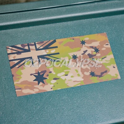 Camouflage Australian Flag Sticker - Tactical ANF Australia Multicam ...