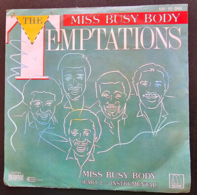 The Temptations Miss Busy Body (Vocal & Instrumental) 1983 Tamla Motown ...