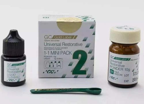 GC Gold Label 2 Universal Restorative Dental Glass Ionomer Cement Mini ...
