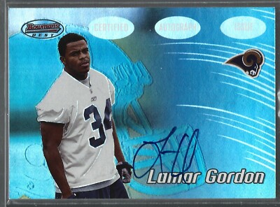 Lamar Gordon 2002 Bowman's Best AU RC Card# 149 | eBay