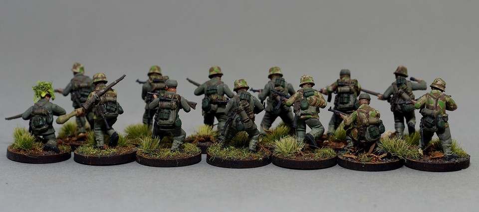 Bolt Action 13x German Grenadiers #2 painted Warlord Games | eBay