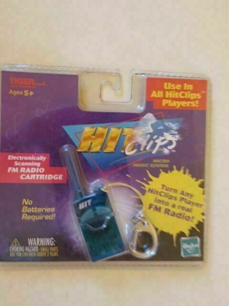 HitClips FM Radio Cartridge 2000 Tiger Electronics Hit Clips for sale ...