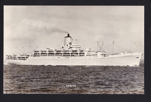 vintage Orient Line SS Orsova ship photo postcard | eBay
