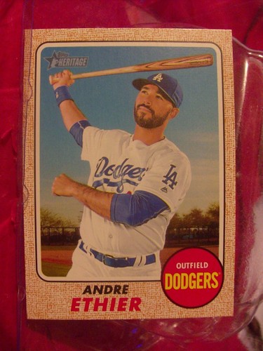 2017 Topps Heritage Baseball Card #131 Andre Ethier (18791) | eBay