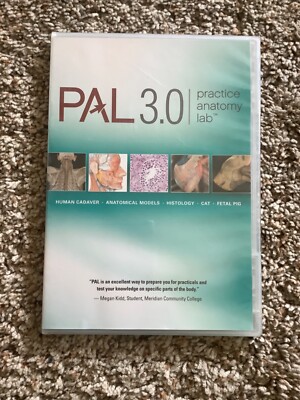 PAL 3.0 Practice ANATOMY LAB Interactive Windows/Mac CD-ROM New Sealed ...