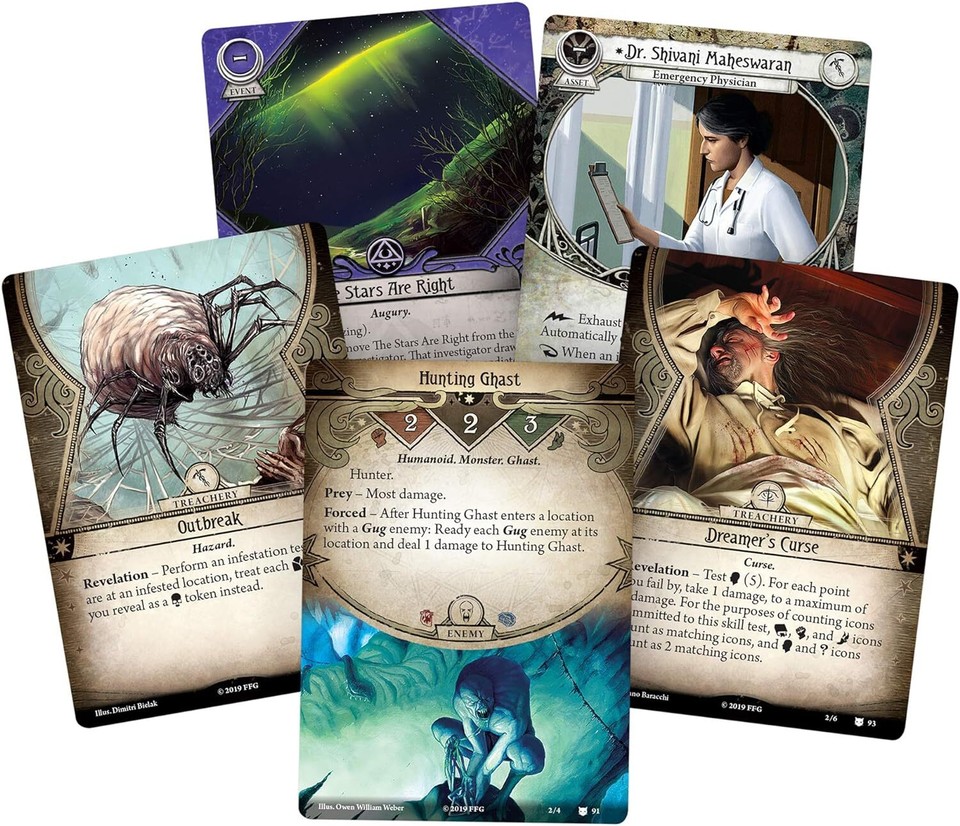 Fantasy Flight Games - Arkham Horror LCG Deluxe Expansion - The Dream ...