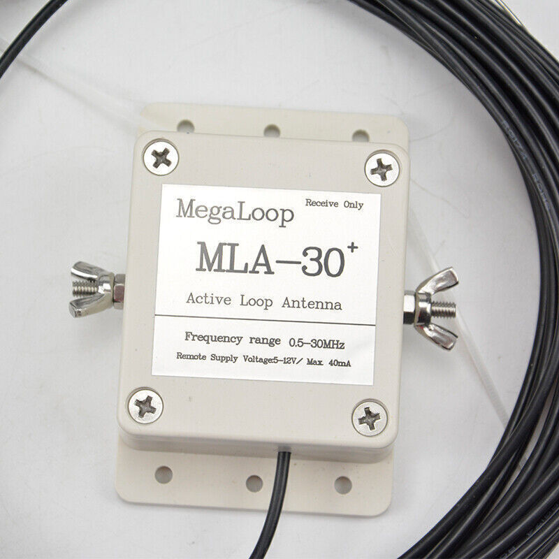 500kHz-30MHz MLA-30+ Loop Antenna Active Receiving Antenna for Short ...