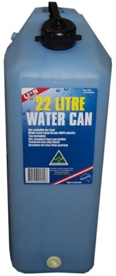 Lion Water Can Plastic 22 Litre Container Outdoor Camping 4WD Job Site ...