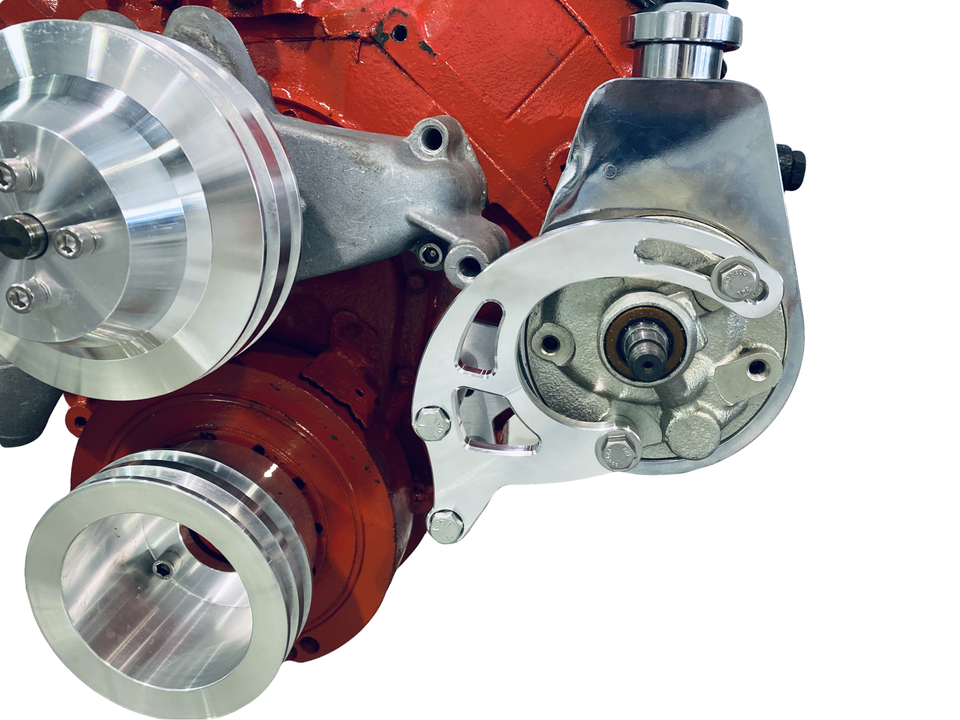 Big Block Chevy Alternator & Power Steering Bracket kit BBC LWP 396 427 ...