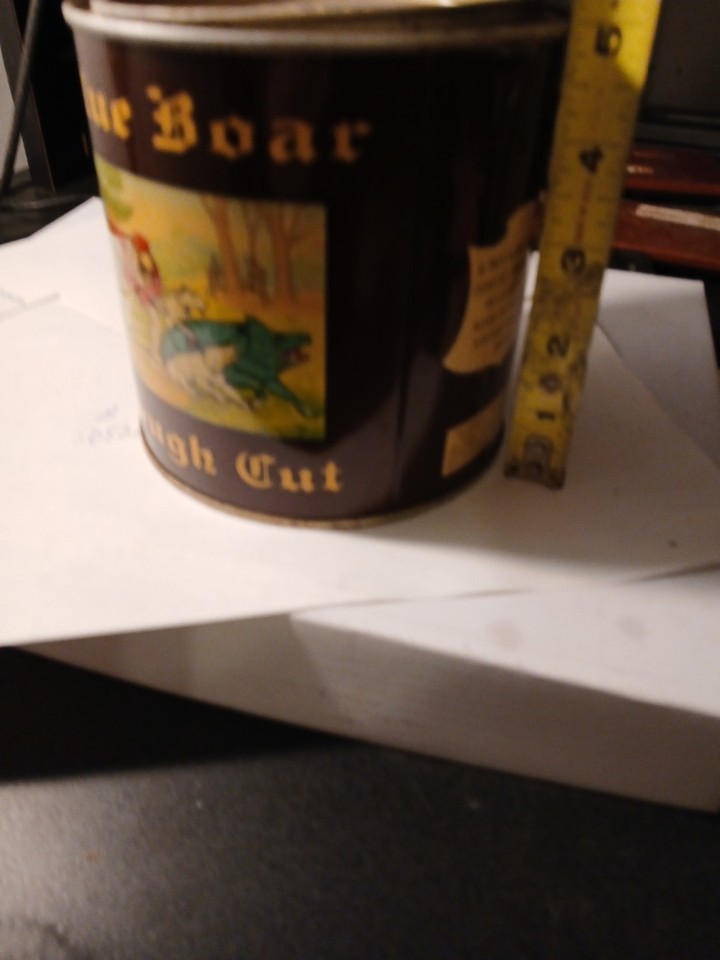 Blue Boar Rough Cut Empty Tobacco Tin Vintage | eBay