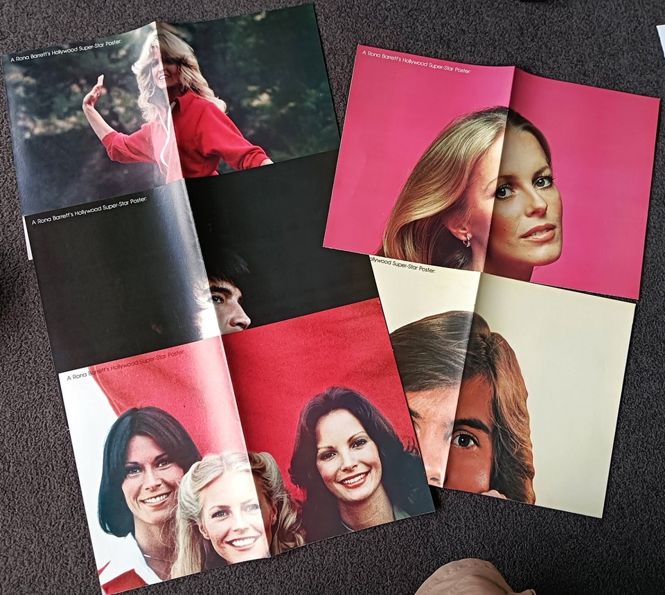 Rona Barrett's Hollywood Super Star Poster Book magazine 1978 Farrah ...