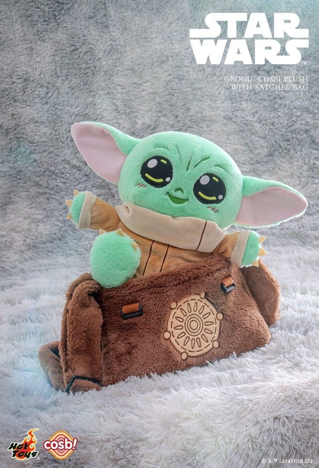 Hot Toys Disney+ Star Wars The Mandalorian 30cm Grogu Cosbi Plush w ...