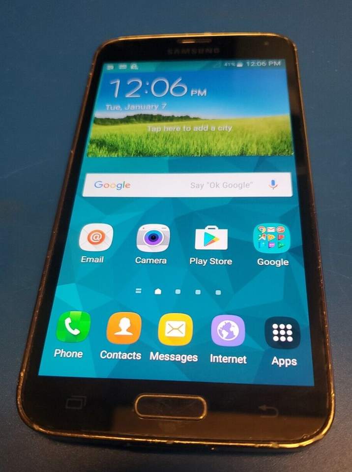 Samsung Galaxy S5 Gold SM-G900P 16GB Sprint Smartphone | eBay