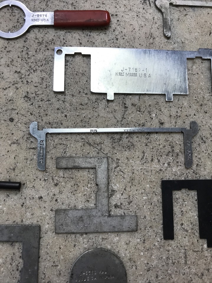 Vintage Olds Cadillac Chevy Pontiac GM Specialty Carb Tools Kent Moore ...