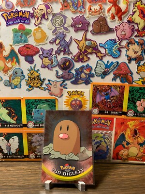 Diglett #50 HOLO Blue Label - 1999 Pokemon Topps TV Animation LP | eBay