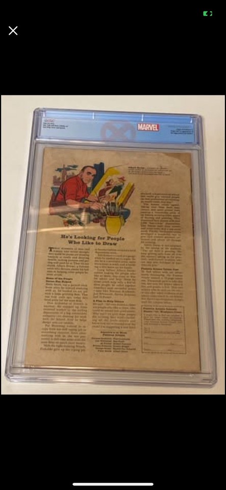 X-Men #12 (1965) CGC 1.8 Origin of Professor X & 1st Appearance of ...