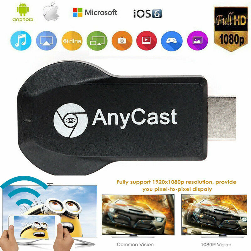 Mirascreen Anycast HDMI Wireless Display Dongle Adapter WiFi