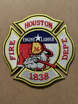 Houston Texas Fire Department Engine Ladder 26 Maltese Cross ...
