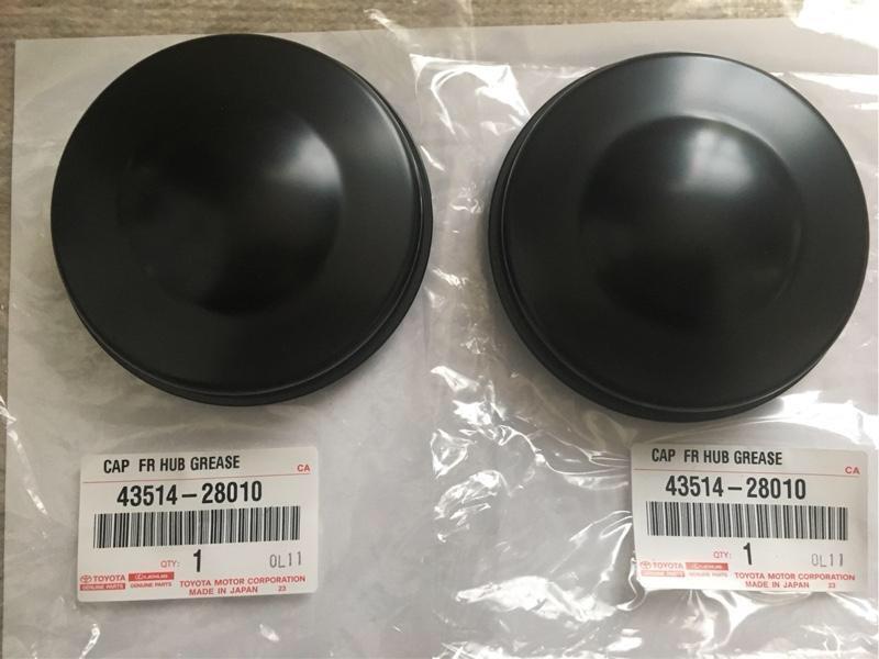 Toyota Genuine FJ Cruiser Front Axle Hub Grease Cap 43514 - 28010 x2 | eBay