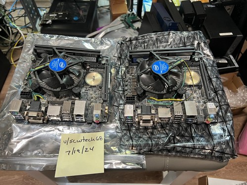 ASUS H97I-Plus Motherboard i7-4770 CPU & 8GB RAM Combo ITX *READ ...