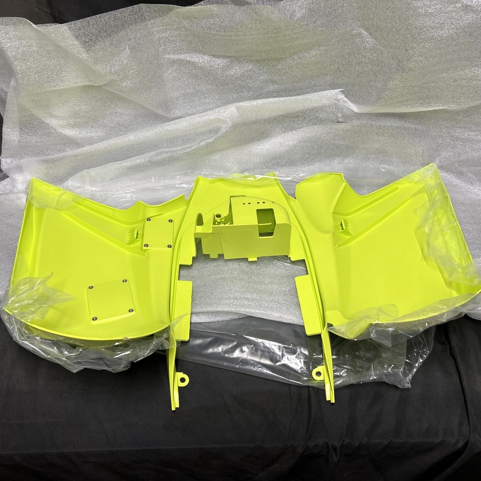 06-25 YAMAHA RAPTOR 700 REAR FENDER GREEN PLASTIC REAR FENDER OEM 🔥FAST ...