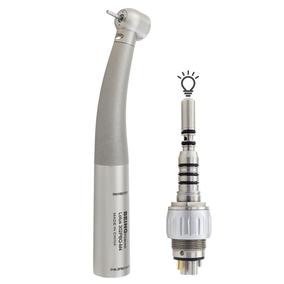 BEING High Speed Handpiece Fiber Optic LED Turbine 302/303PBQ-K KaVo ...