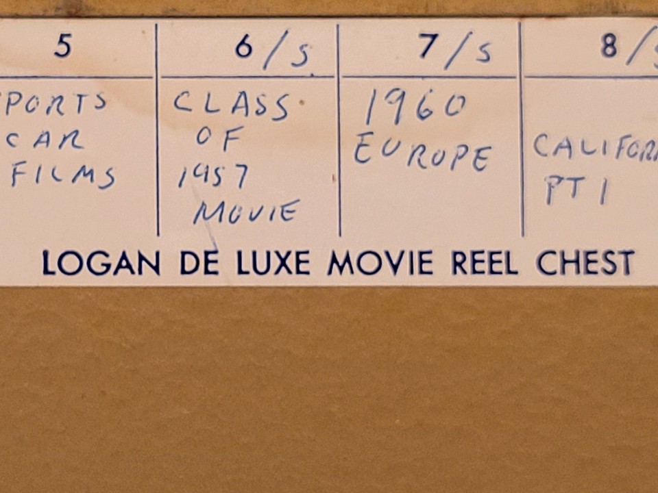 Vintage Metal Logan Deluxe 8mm Movie Reel Film Storage Case 1950-1960 ...